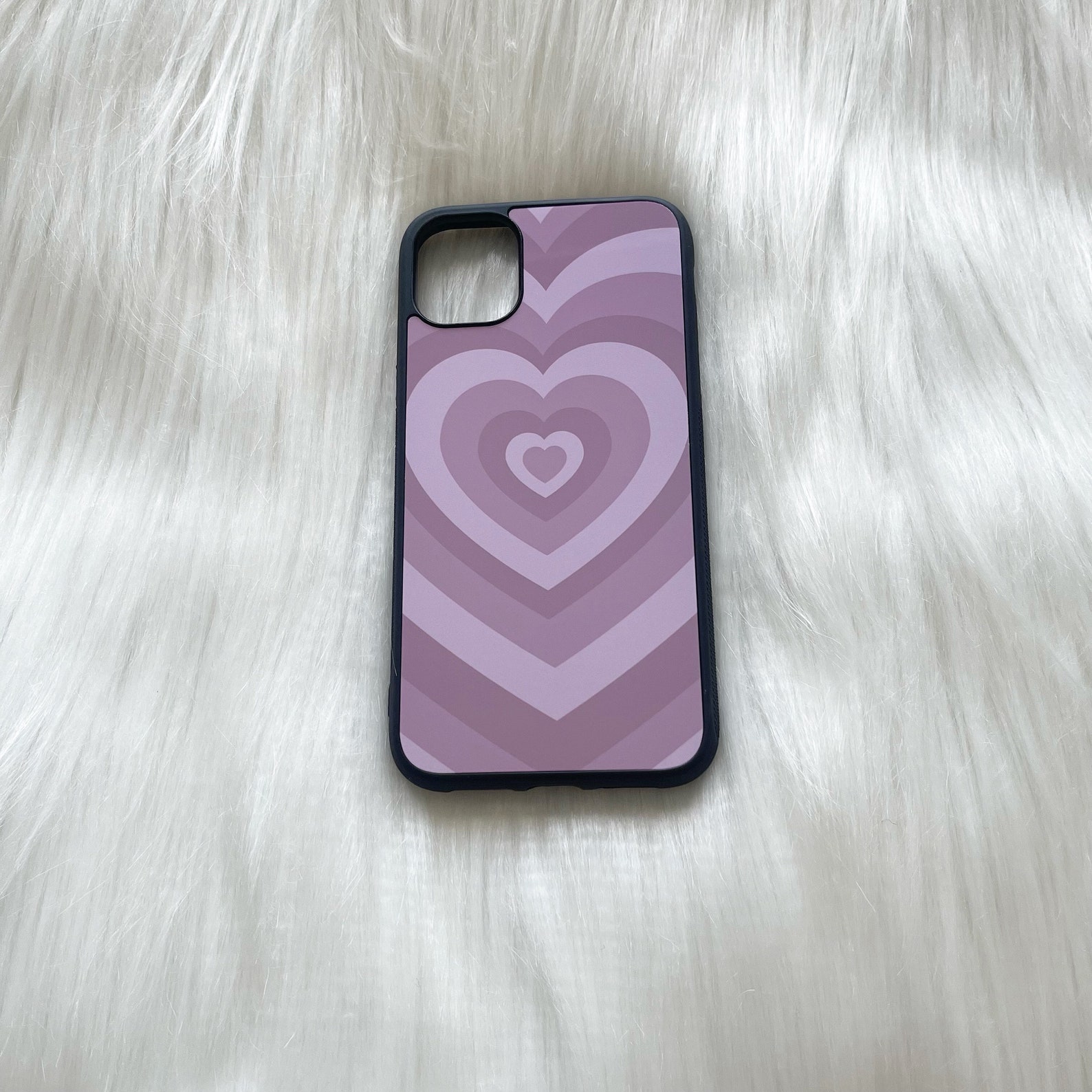 Blue Purple Grey Green Hearts Phone Case iphone & Android - Etsy UK