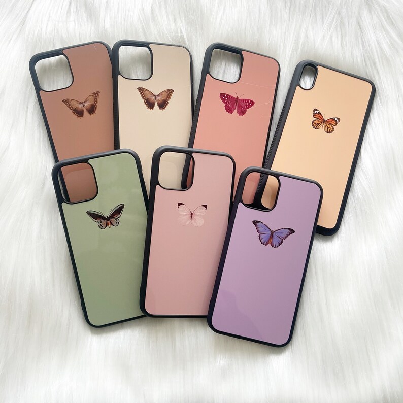 Butterfly phone case available in iPhone and android | Etsy
