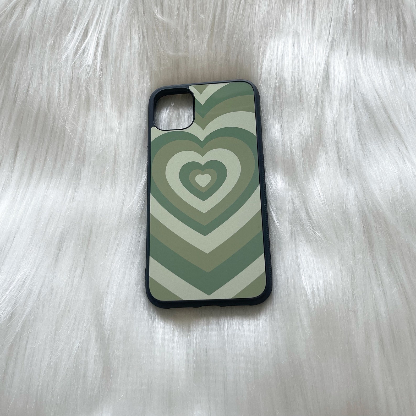 Blue Purple Grey Green Hearts Phone Case iphone & Android - Etsy UK