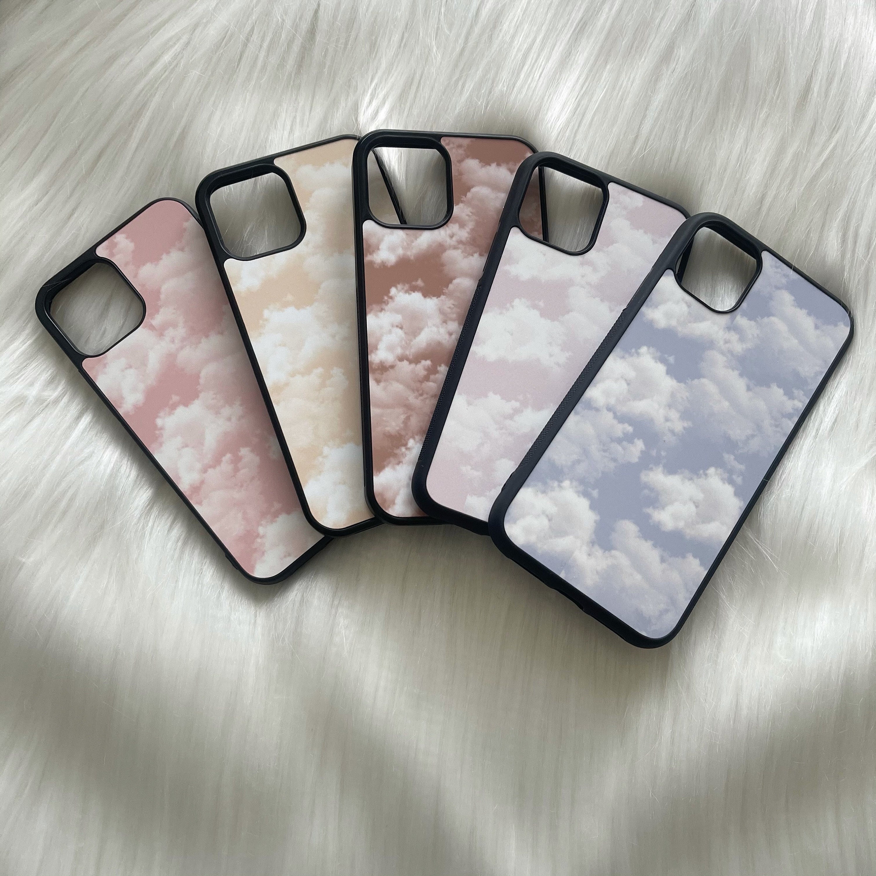 Clouds phone case available in iPhone and android | Etsy