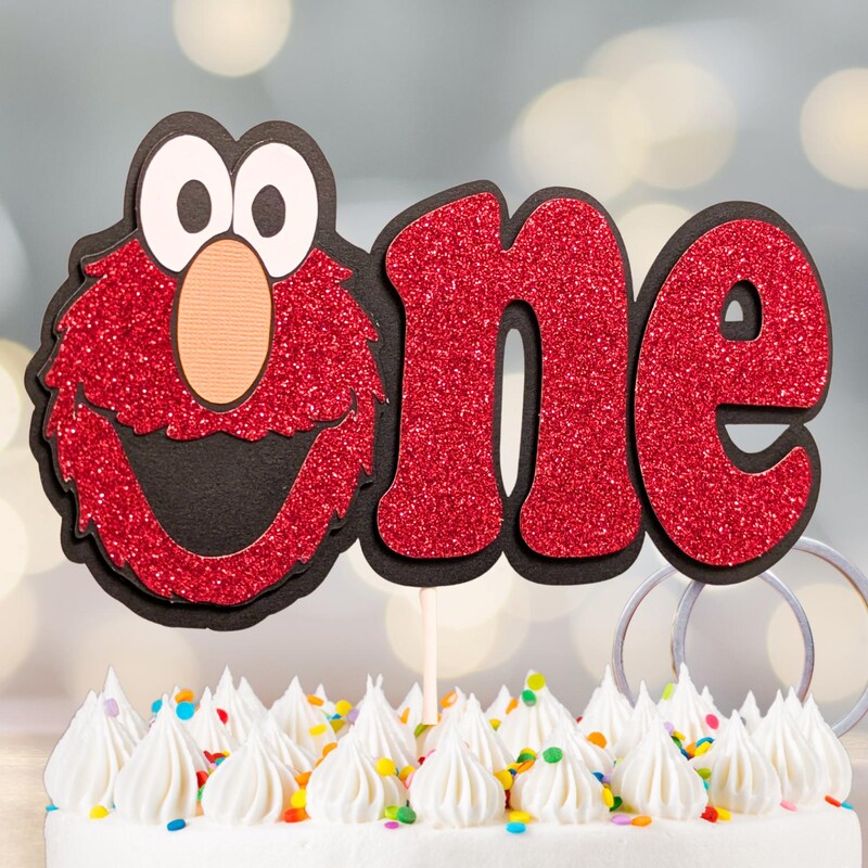 Elmo Cake Topper - Etsy