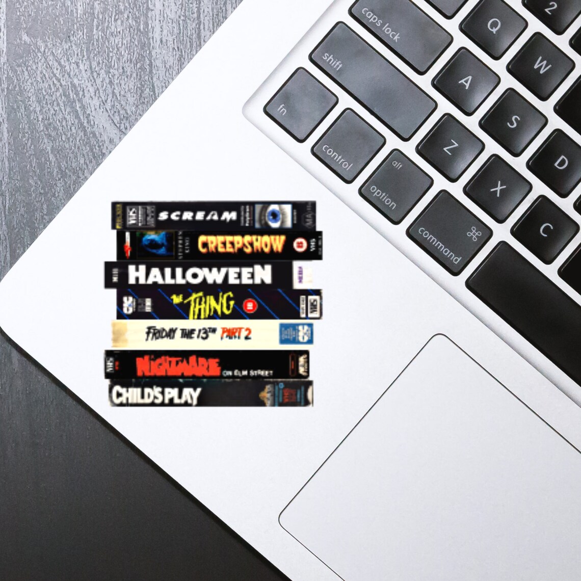 80's Classic Horror Movie VHS Stack Sticker Nightmare - Etsy