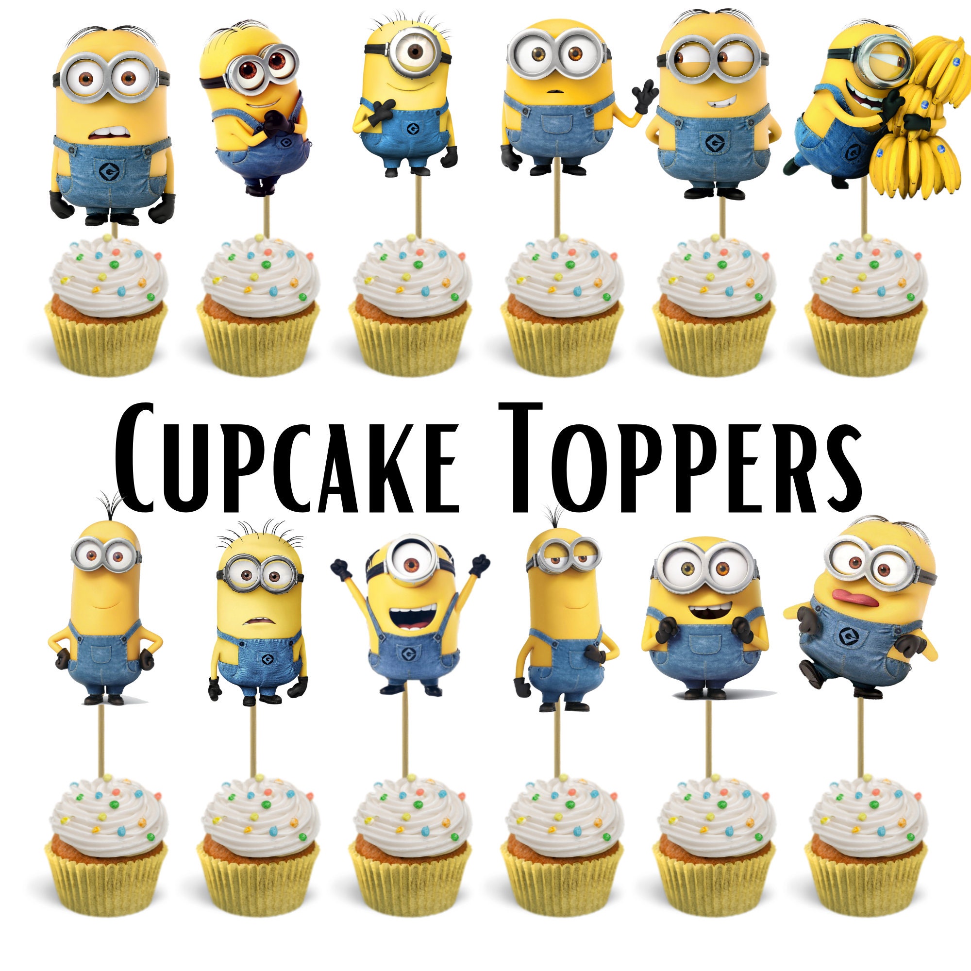 Despicable Me Cupcake Toppers Printable