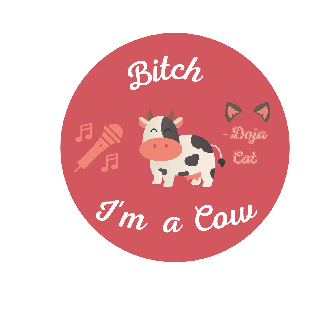 Doja Cat And Lizzo Custom Music Art Stickers Doja Cat Bumper Etsy