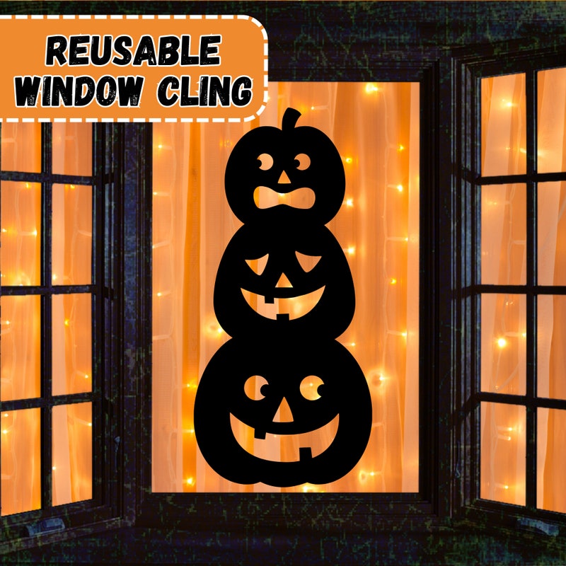 Halloween Window Gel Cling - Etsy