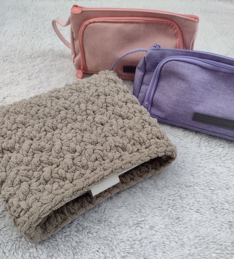 Planner Pouch Chunky Crochet Planner Accessory Ring Planner - Etsy