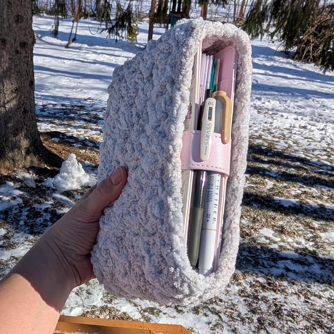 Planner Pouch, Crochet Planner Pouch, Planner Accessories - Etsy