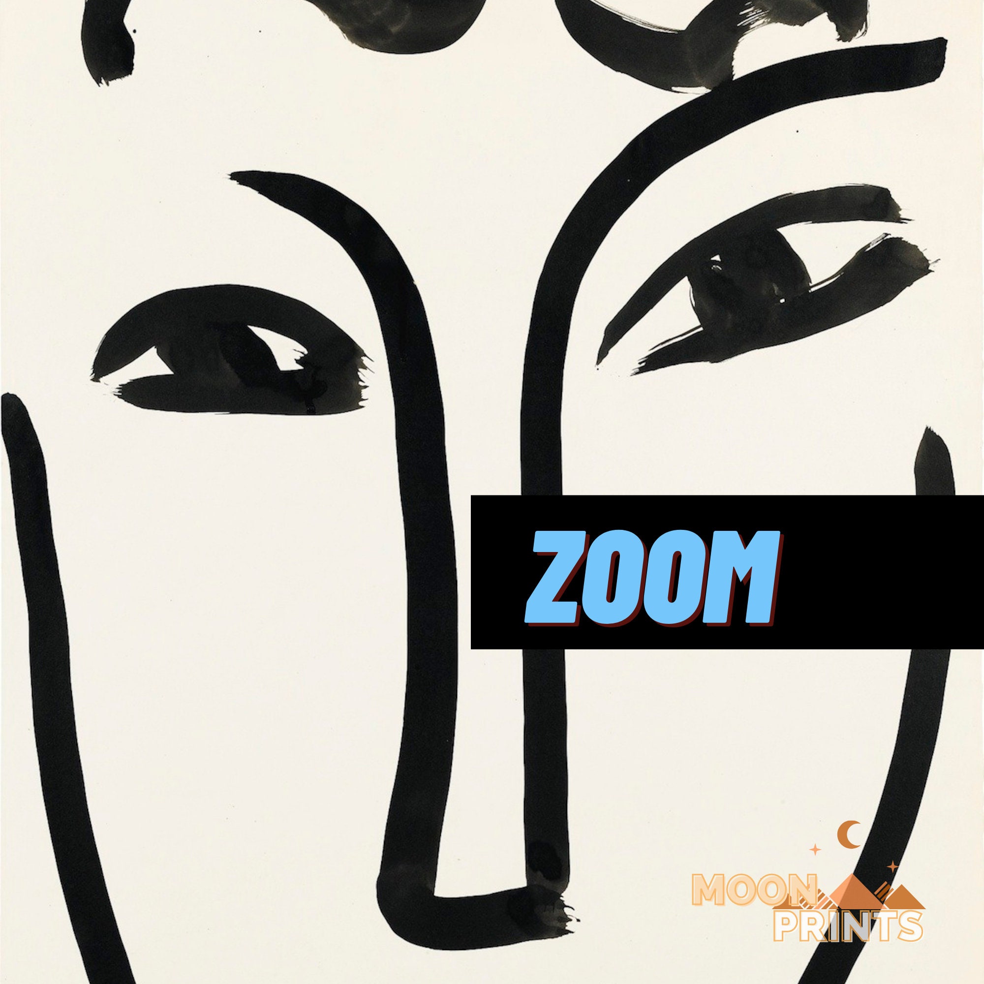 Matisse Face Drawing Digital Print 1960s Complete Your Wall Art With ...