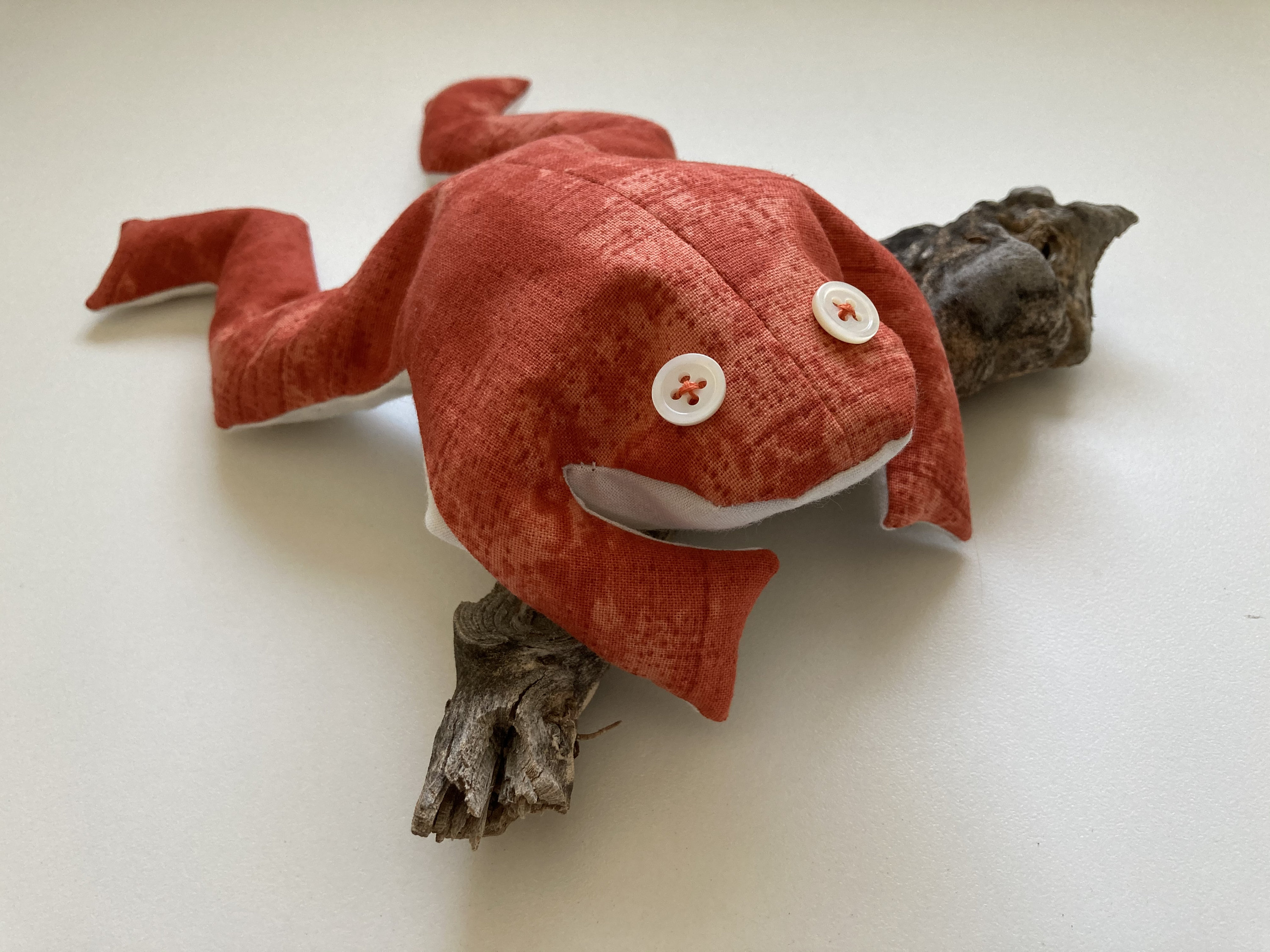 Sweet Orange Frog for Emotional Strength and Happiness - Etsy