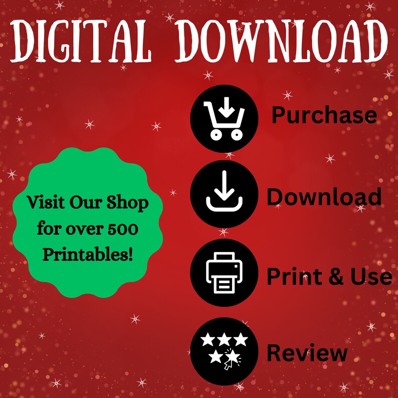 Printable Christmas Gift Card Book, 40 Pages for Festive Gifting ...