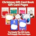 Printable Christmas Gift Card Book, 40+ Pages for Festive Gifting ...
