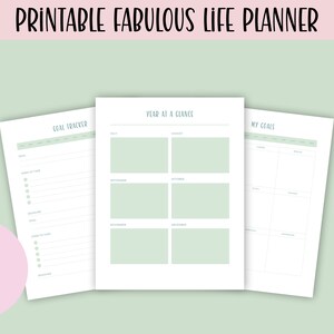 Printable Life Planner Bundle, Digital Planner, Weekly Planner, Monthly ...