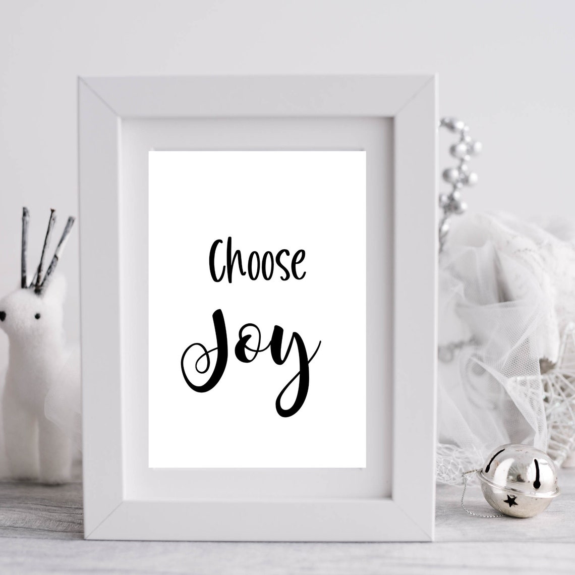 Choose Joy Printable Wall Art Encouragement Quote Home - Etsy