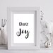 Choose Joy Printable Wall Art Encouragement Quote Home - Etsy