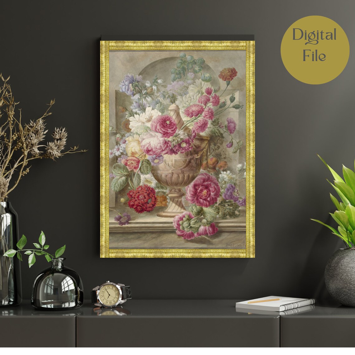 Printable Vintage Art, Vintage Wall Art, Instant Download, Farmhouse ...