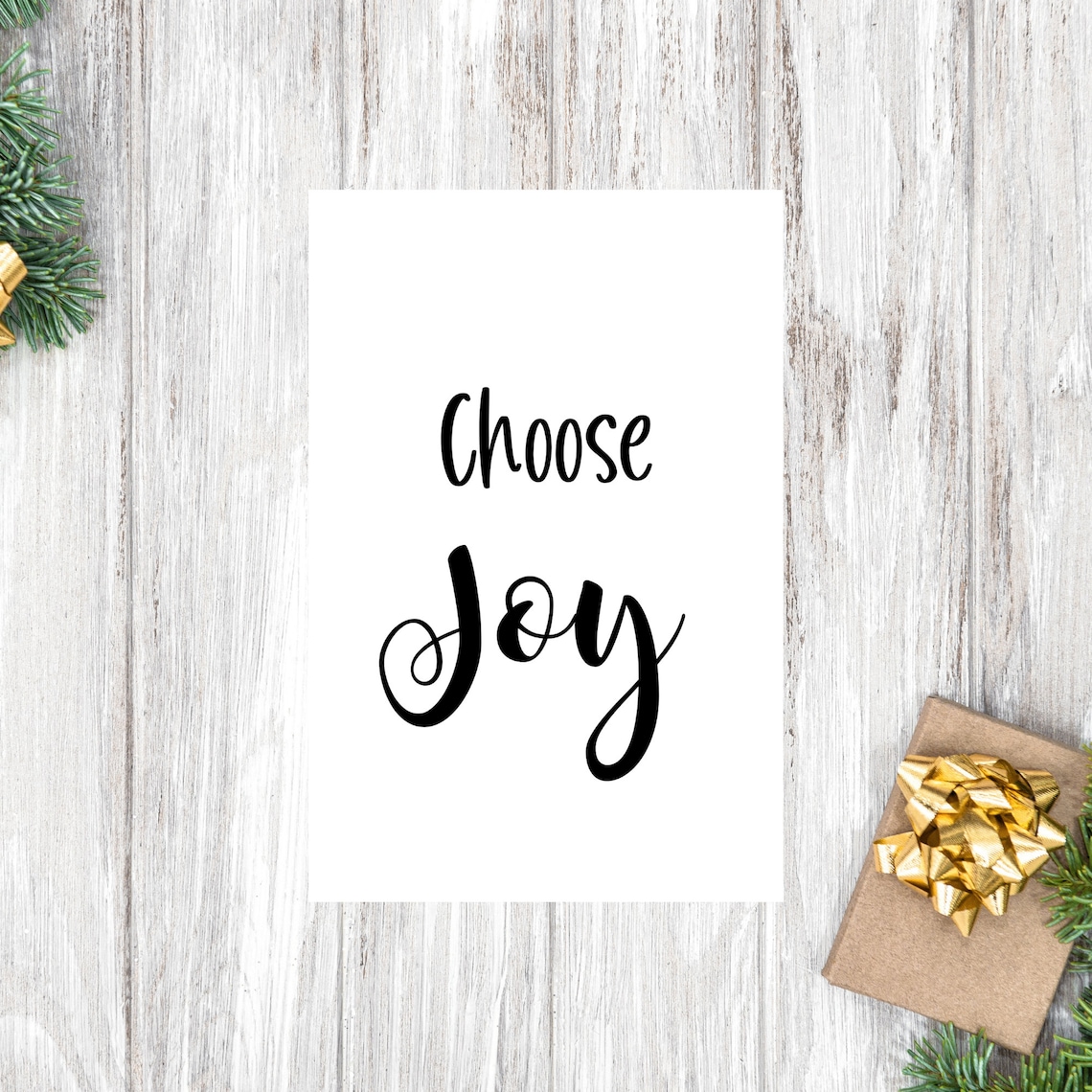 Choose Joy Printable Wall Art Encouragement Quote Home - Etsy