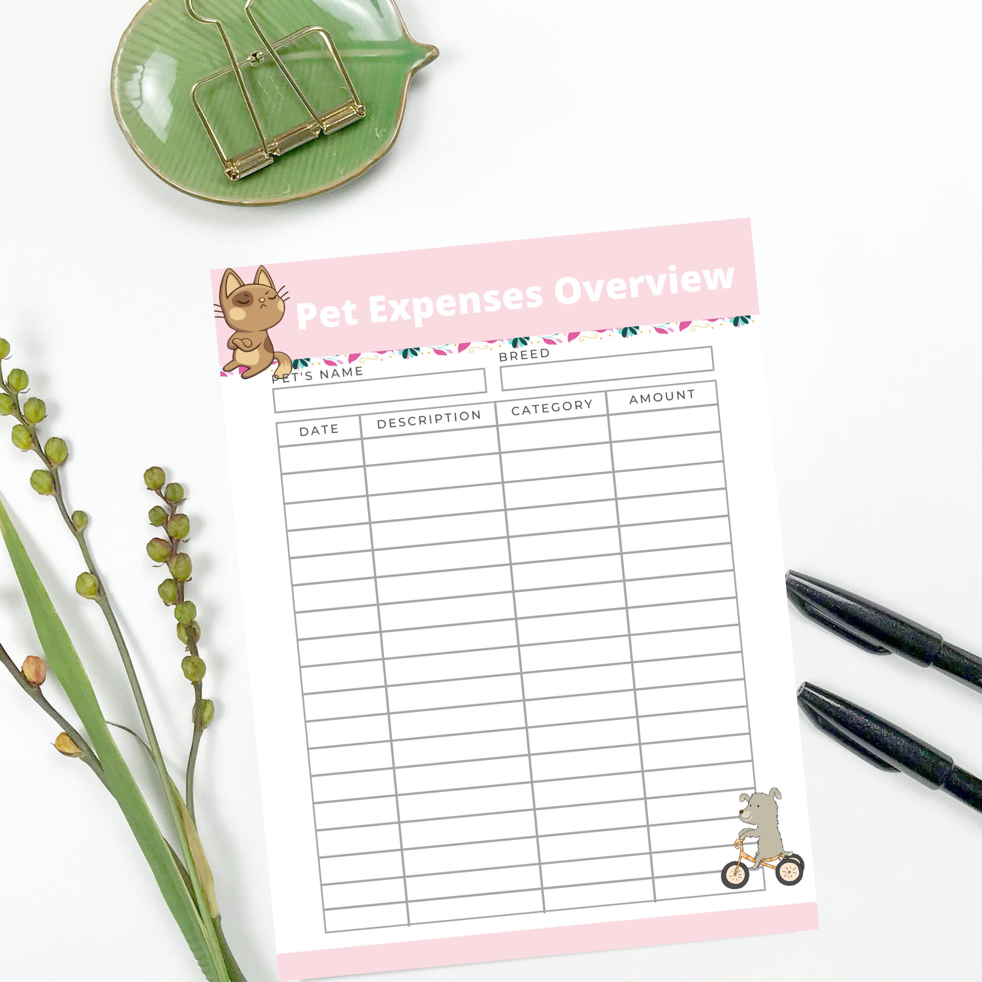Printable Pet Planner Bundle Pet Care Sheets Pet Sitter - Etsy