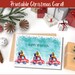 Printable Christmas Card, Holiday Card, Happy Holidays, Seasonal Card ...