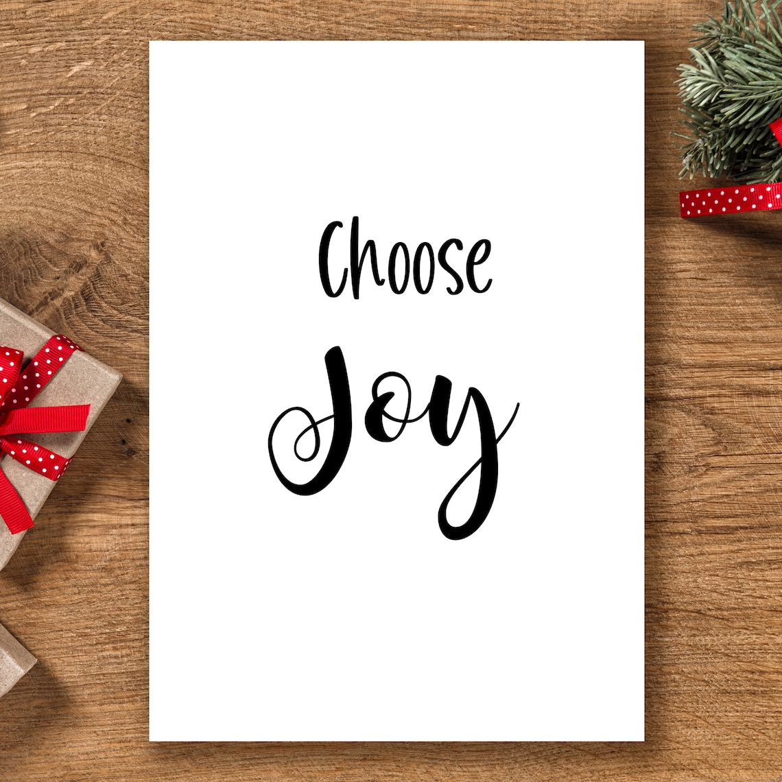 Choose Joy Printable Wall Art Encouragement Quote Home - Etsy
