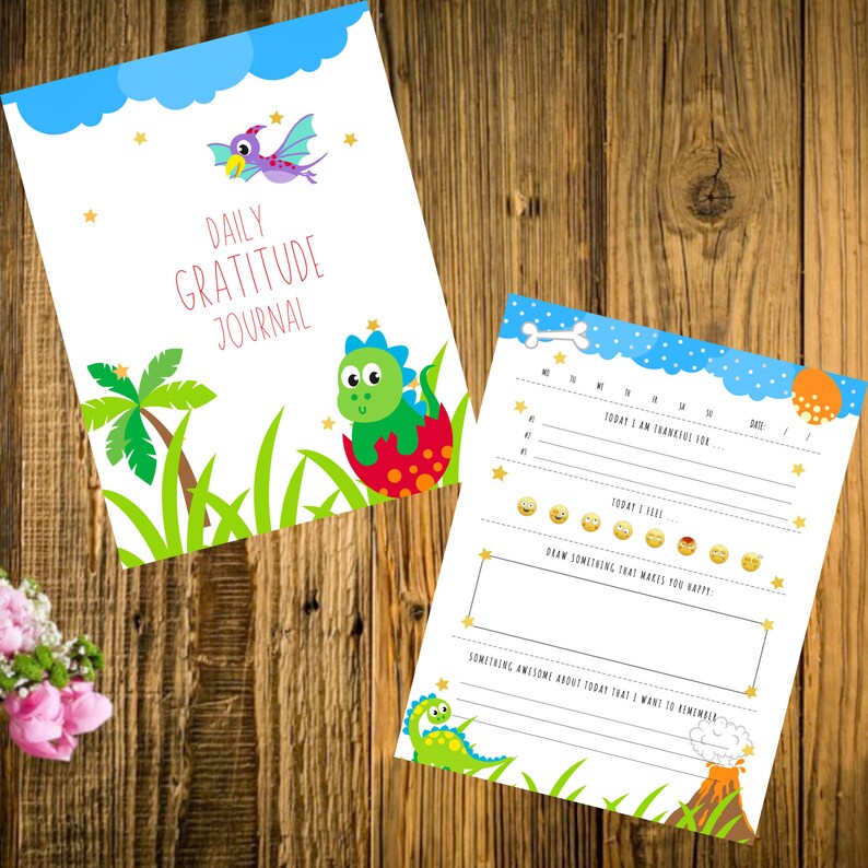 Kids Printable Daily Gratitude Journal Instant Download - Etsy