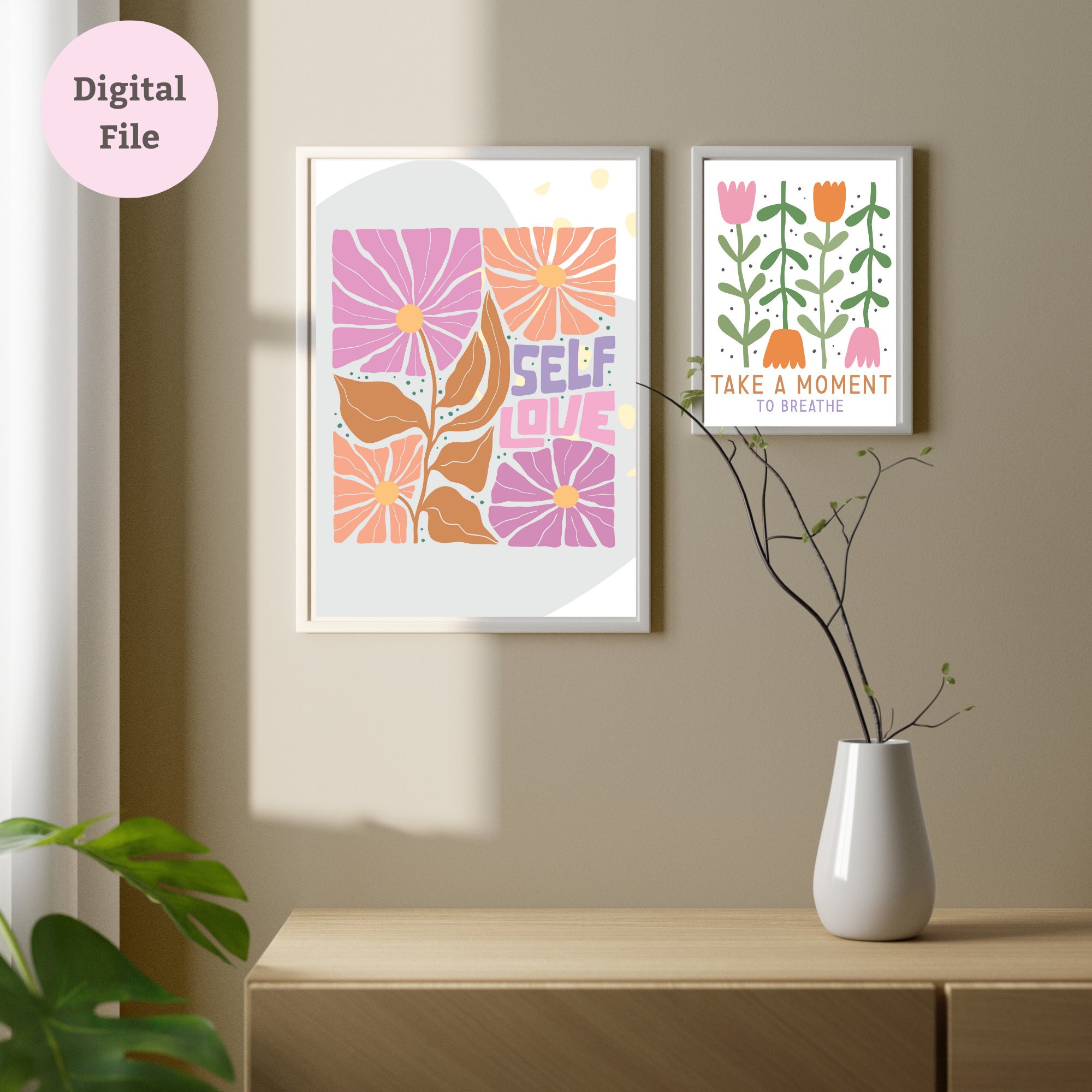 Printable Motivational Posters,set Printable Inspirational Art Digital ...