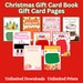 Printable Christmas Gift Card Book, 40+ Pages for Festive Gifting ...