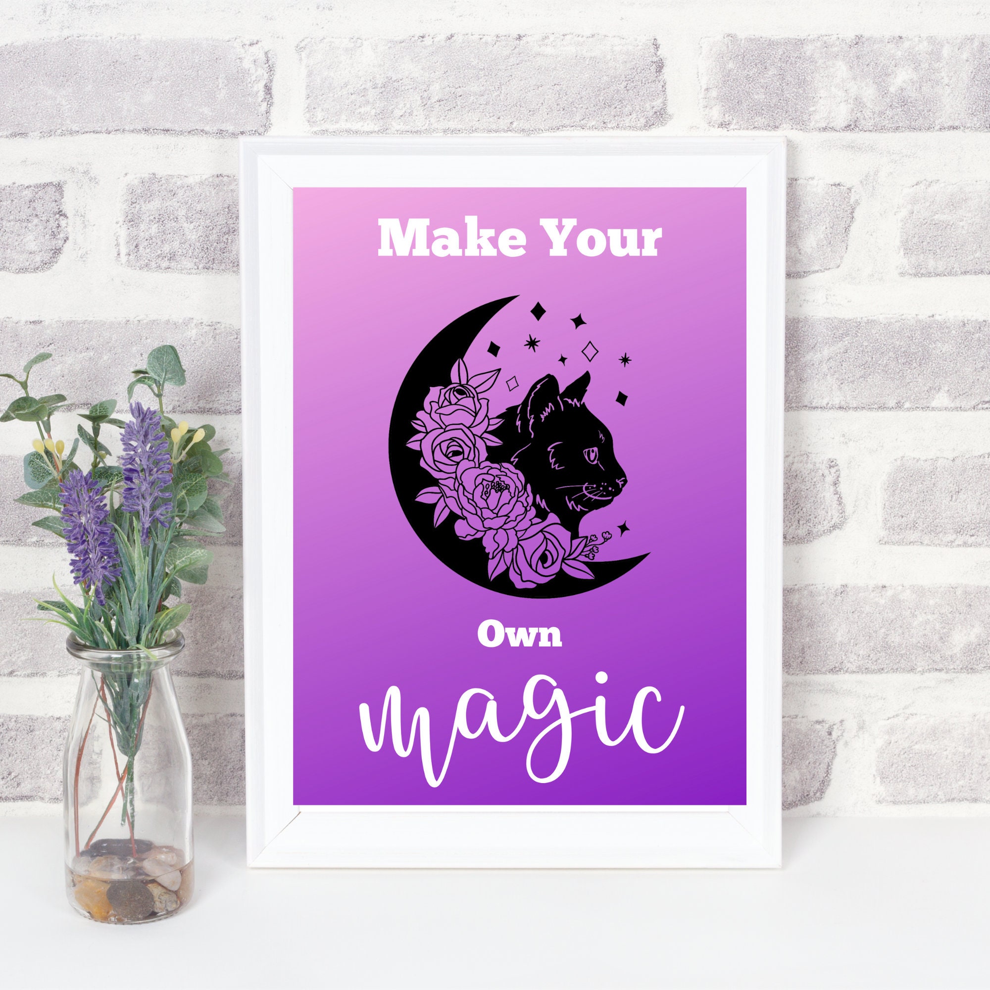 Make Your Own Magic Printable Wall Art Magic Quote | Etsy