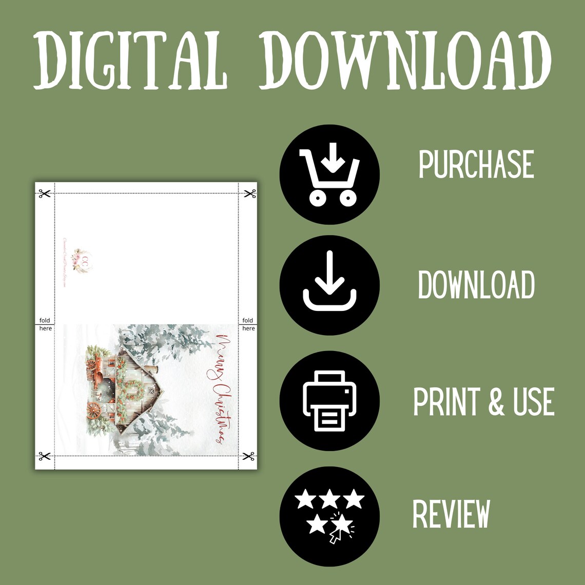 Printable Christmas Cards, Christmas Barns, Rustic Greeting Cards ...