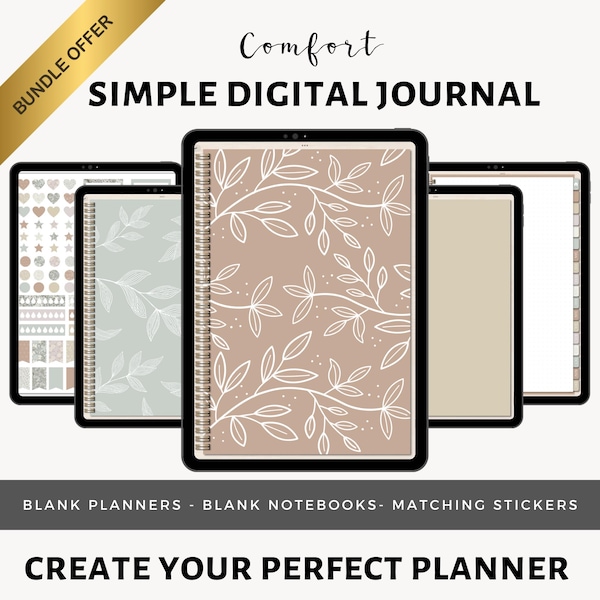 SimpleDigitalJournal - Etsy
