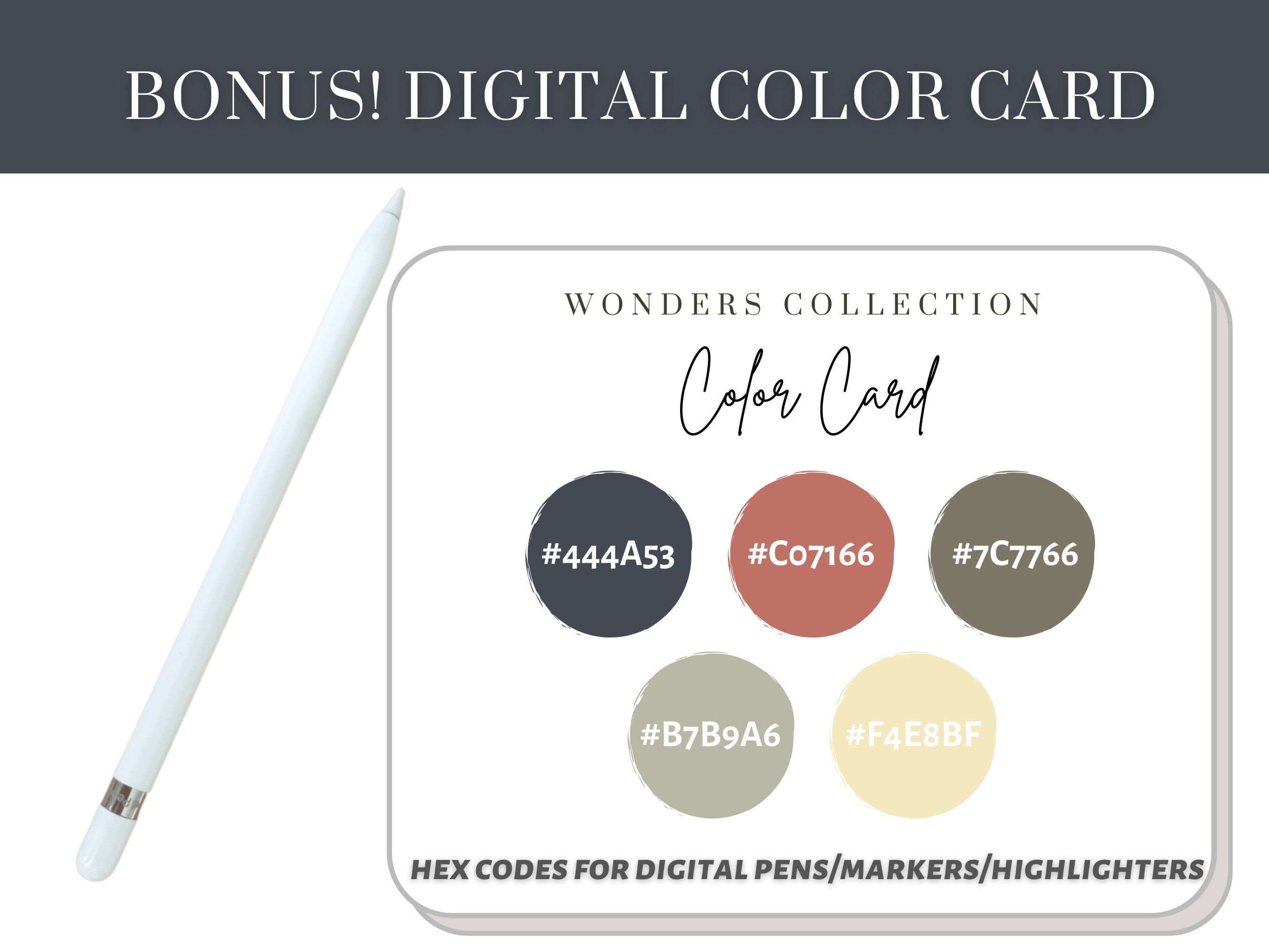 Blank Digital Notebook Digital Bullet Journal Customizable Digital ...