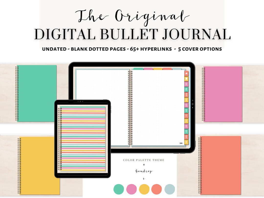 Digital Journal Digital Notebook Digital Planner Undated, Blank Pages ...
