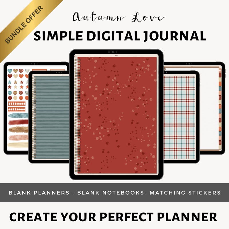 SimpleDigitalJournal - Etsy