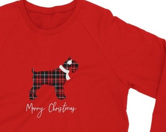 Christmas Schnauzer Sweater - Etsy