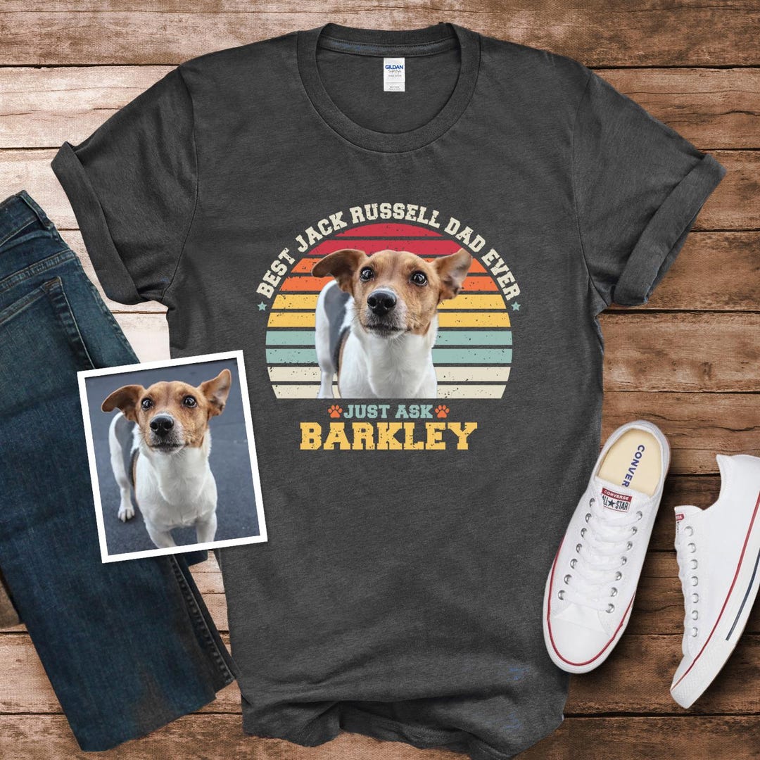Jack Russell Dad T Shirt. Best Jack Russell Dog Dad Tshirt T-shirt Tee ...