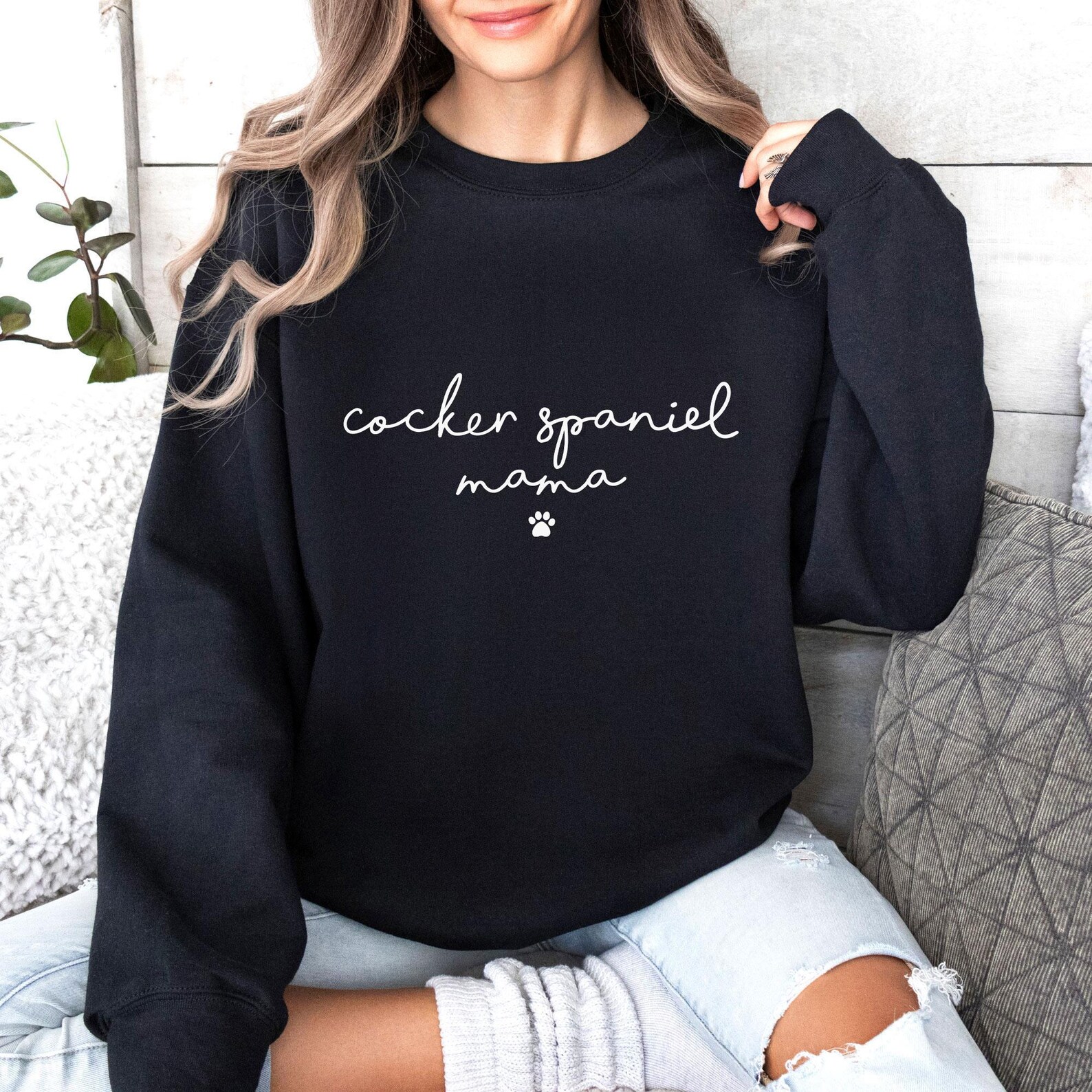 Cocker Spaniel Mama Jumper. Cocker Spaniel Mum Mom Sweatshirt Sweater ...