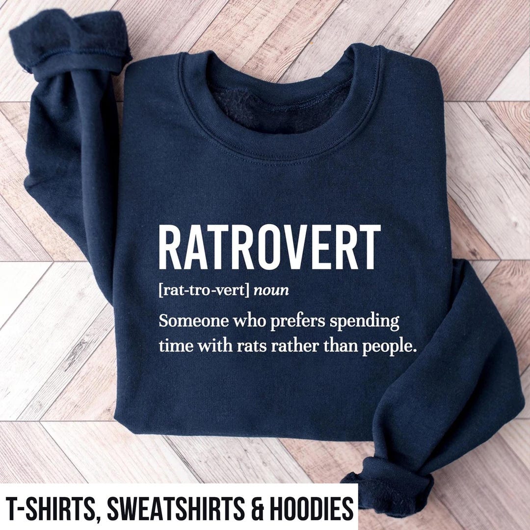 Funny Rat Gifts. Rat Sweatshirt Sweater Hoodie Tshirt. Rats Lover Gift ...