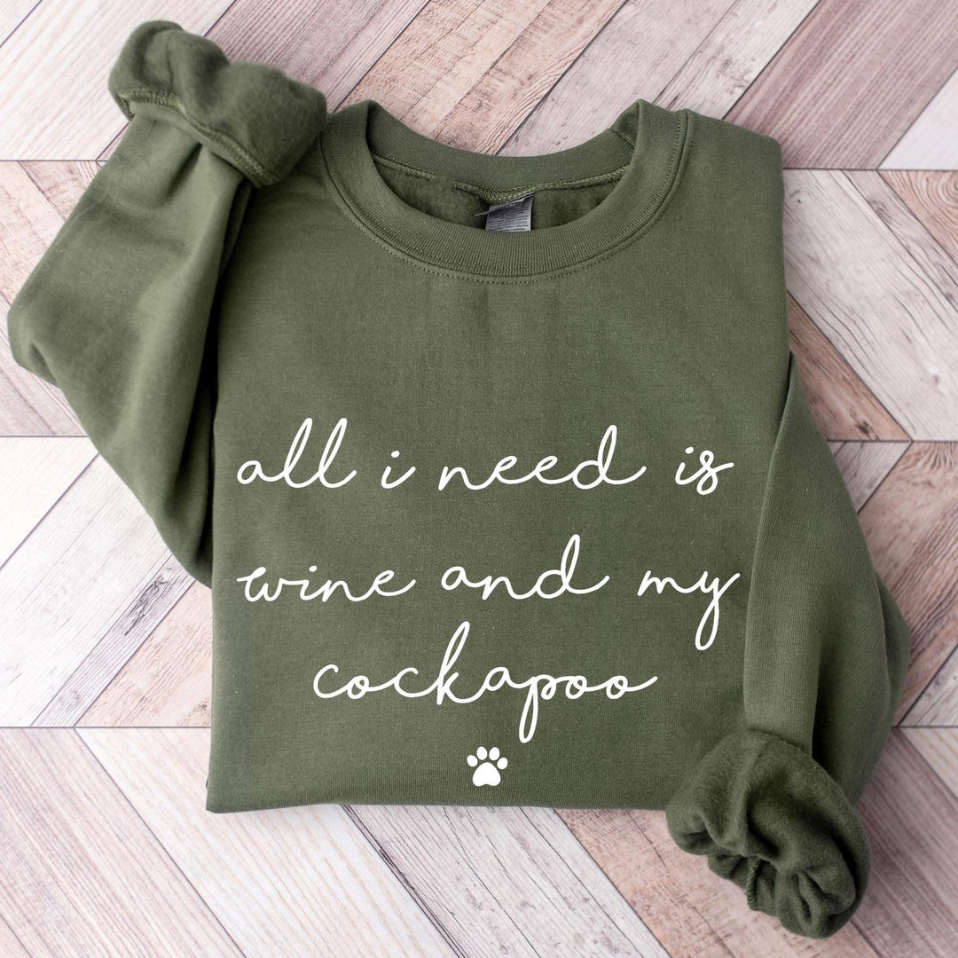 Cockapoo Wine Lover Gift. Cockapoo Dog Owner Wine Themed Gifts. Womens ...