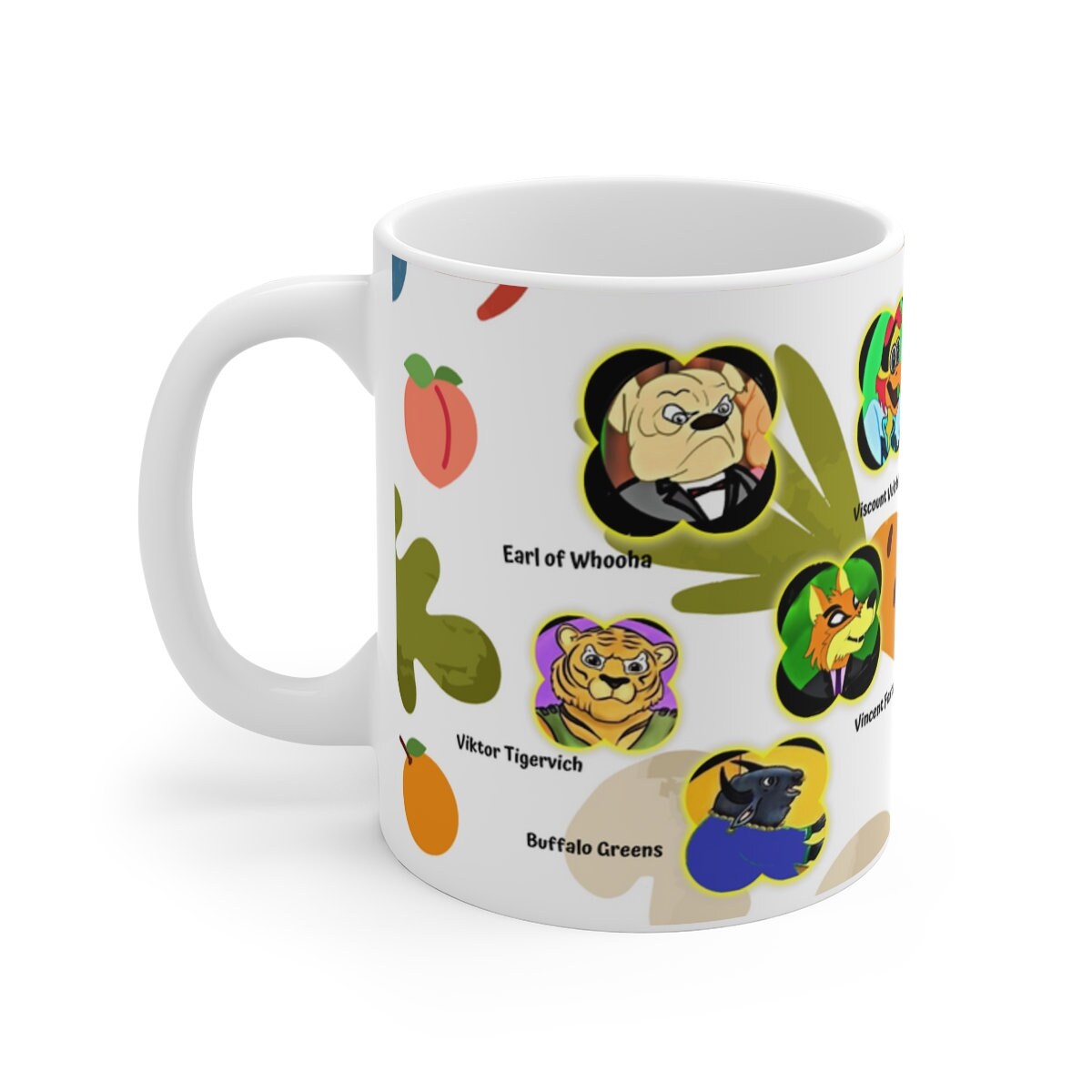 Viscount Vulchico Know Your Food Groups Characters 11oz White - Etsy