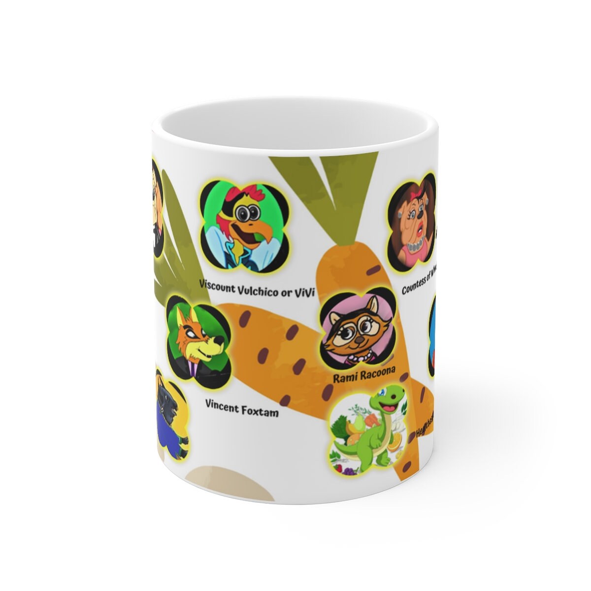 Viscount Vulchico Know Your Food Groups Characters 11oz White - Etsy