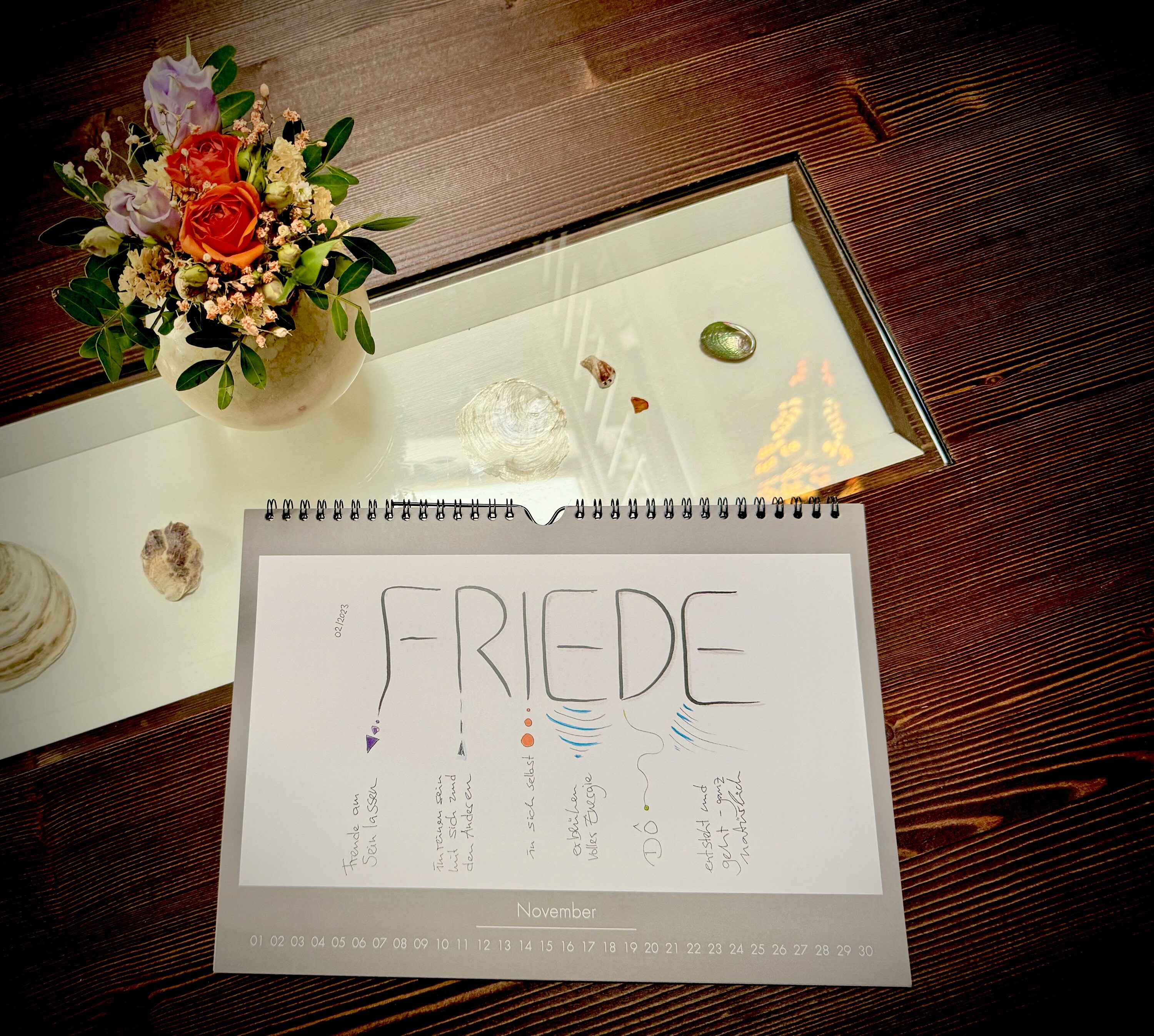 Word Picture Philosophy No.2 Calendar A4 - Etsy