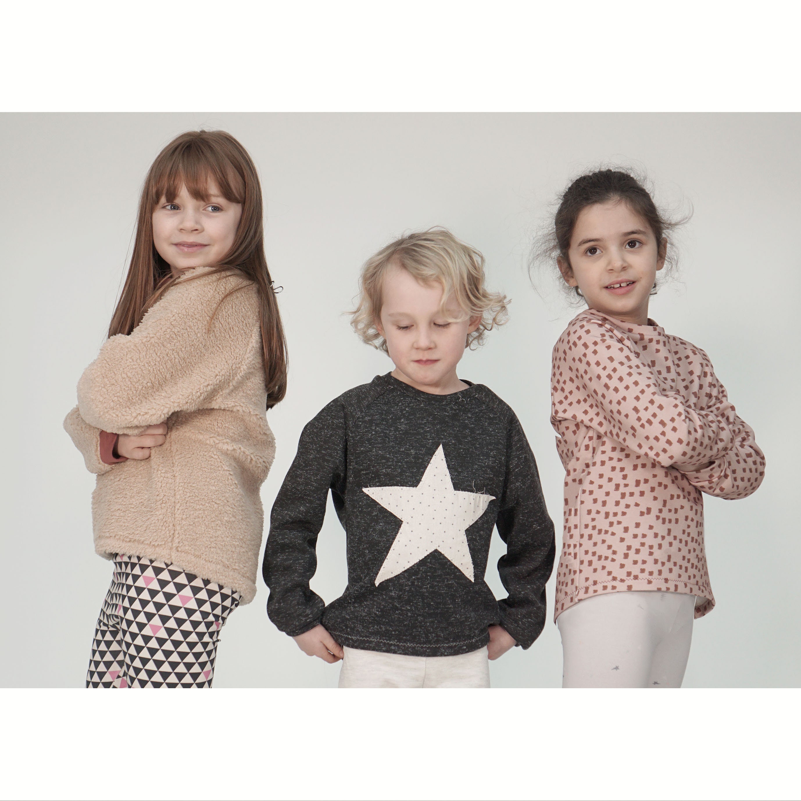 PDF Sweatshirt Sewing Pattern for Kids. DIY Print at Home Pattern, Sew ...