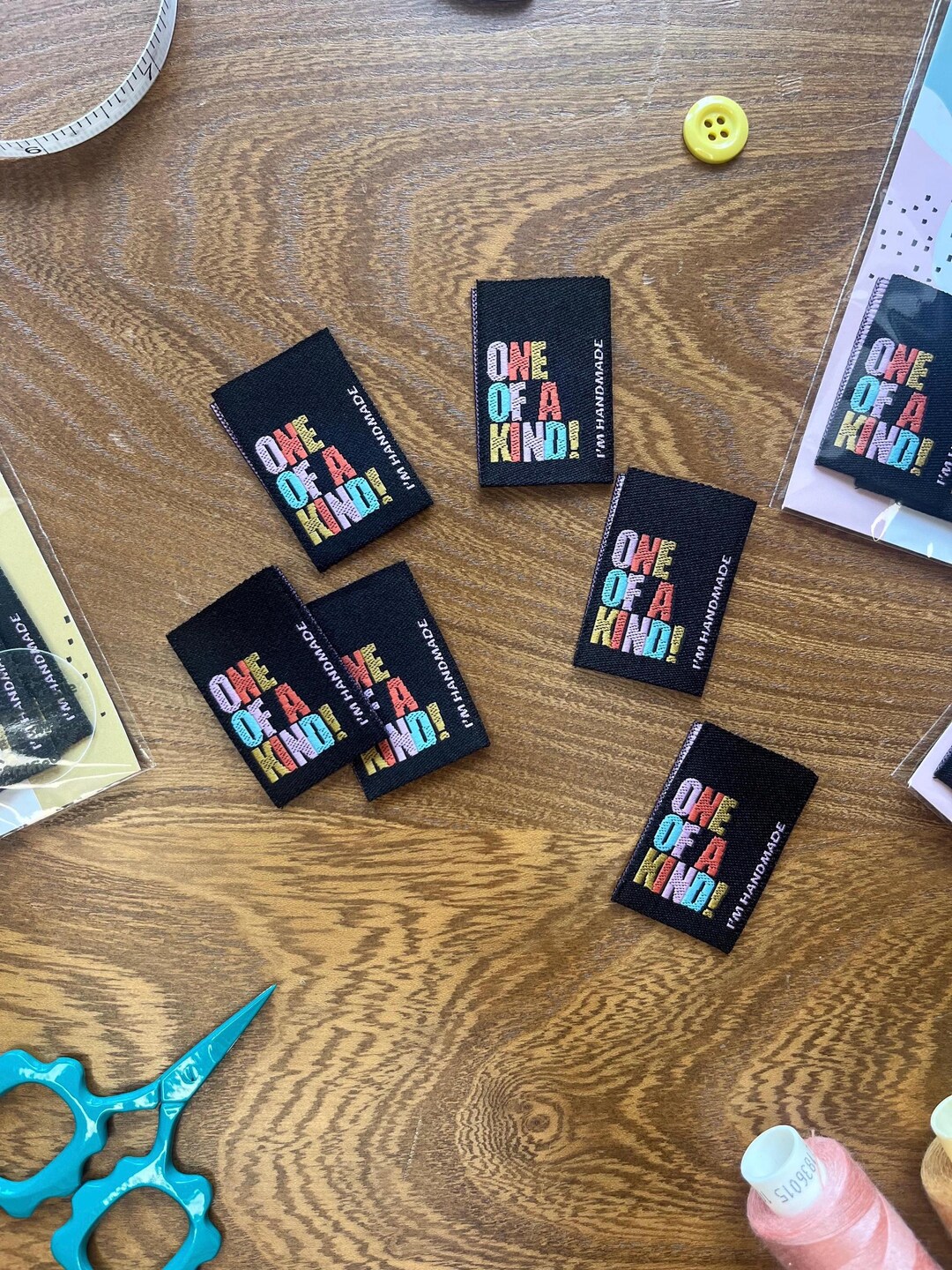 One of A Kind” Woven Sewing Labels – Add the Perfect Handmade Touch ...