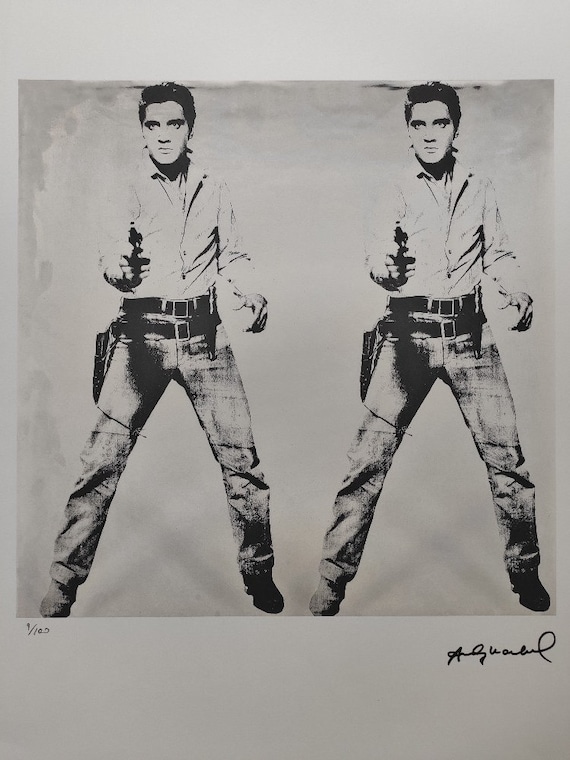 Andy Warhol Double Elvis