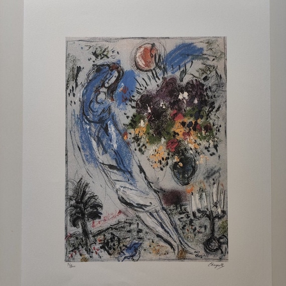 SUMMER Marc Chagall Signed Certificate Chagall Wall Art, Chagall ...