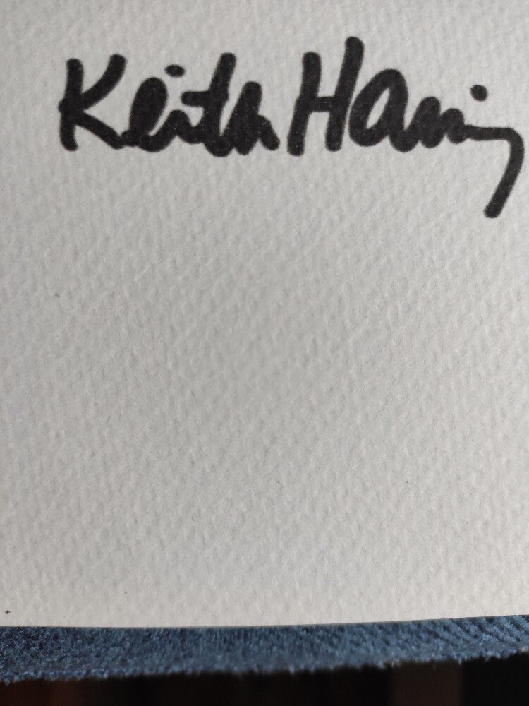 Keith HARING Signed - Handstand - Certificate (Haring Art, Pop Art Wall ...