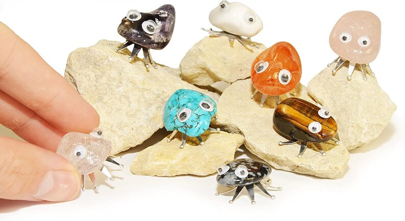6 Gemstone Bug Crackers British Fossils Any Occasion - Etsy UK