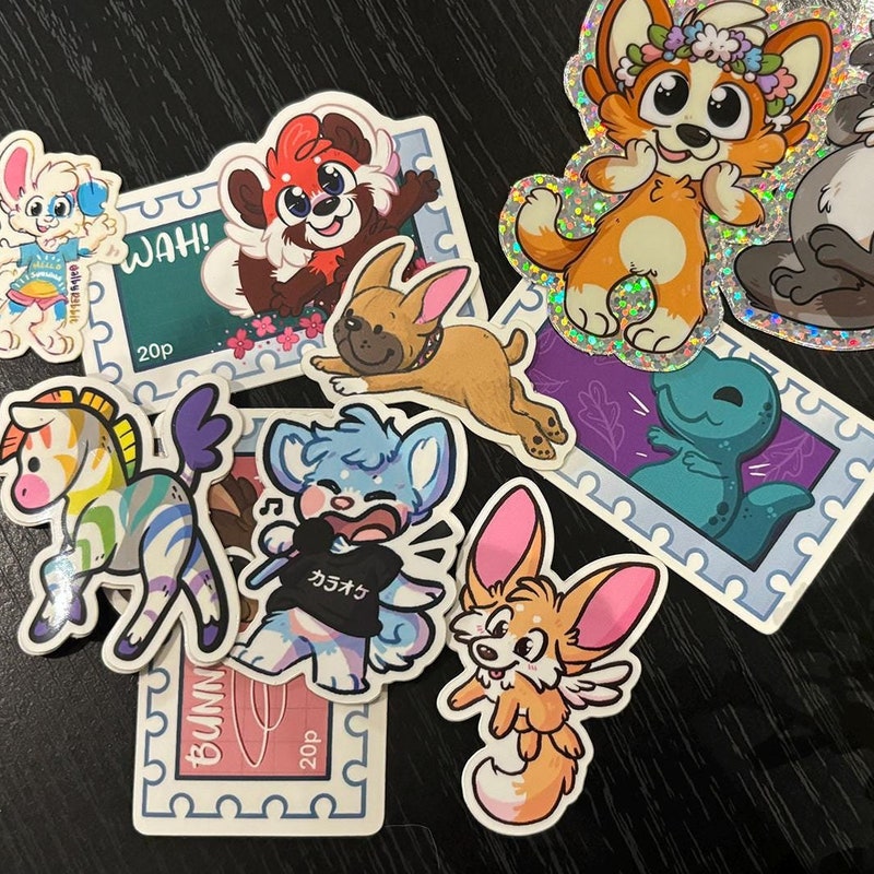 Furry Sticker - Etsy