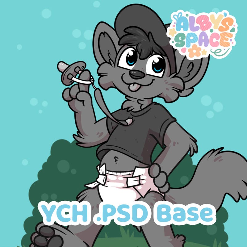 Dog Art Oc Base - Etsy