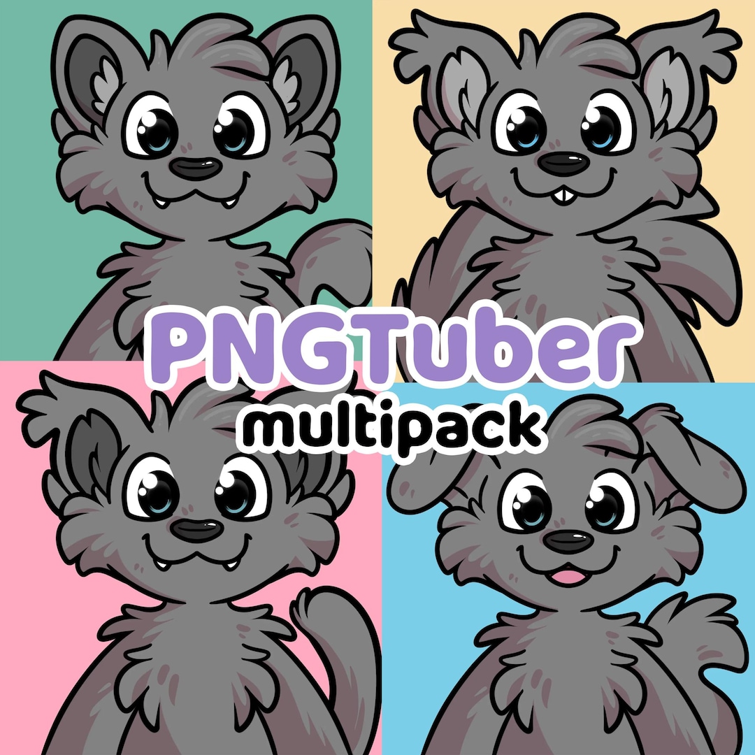 Furry Pngtuber Multipack .PSD Template File - Etsy