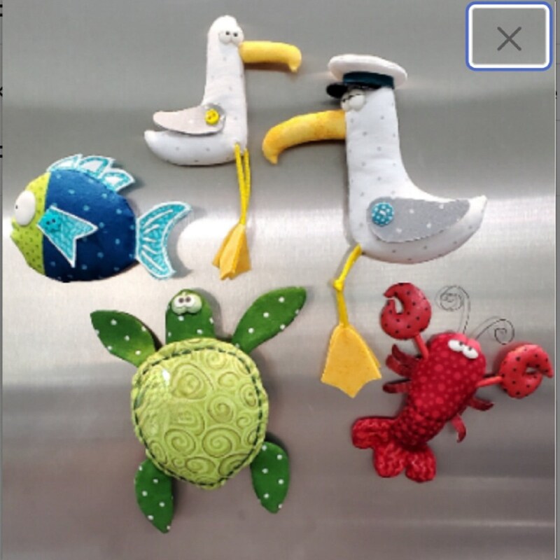 Fabric Magnets - Etsy